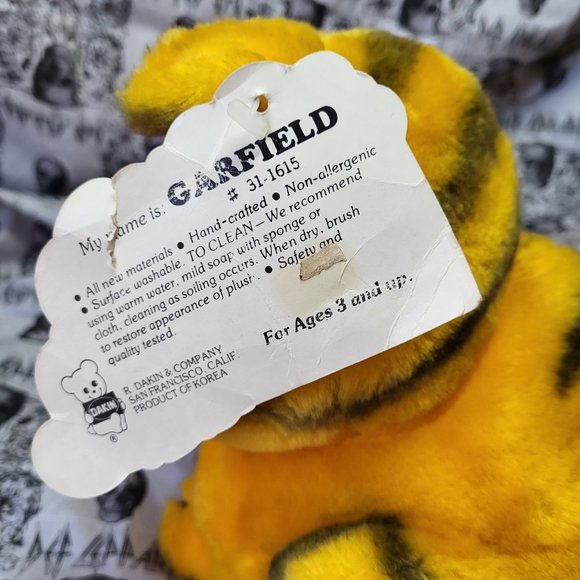 dankin | Toys | Original Vintage Stuff Garfield With Tags Rare | Poshmark